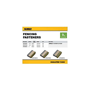 DEWALT DFS9175B1G 1.75" 9 GA Galvanized Barbed Fencing Staples