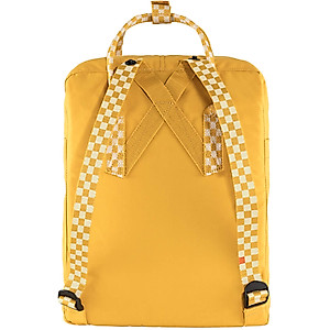 Fjällräven Kånken Ochre/Chess Pattern One Size