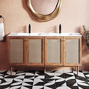 Swiss Madison - well made forever SM-BV666 Classe Bathroom Vanity, 60 Inch, Oak