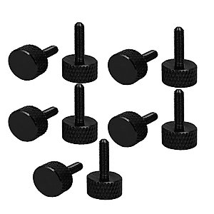 New Lon0167 Computer PC Featured Graphics Card Knurled reliable efficacy Head Thumb Screws Black M3x12mm 10pcs(id:730 74 dc e57)