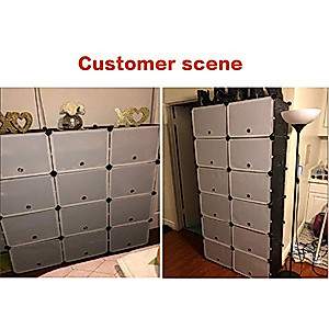 KOUSI Portable Shoe Rack Organizer 72 Pair Tower Shelf Storage Cabinet Stand Expandable for Heels, Boots, Slippers， 8-Tiers Black