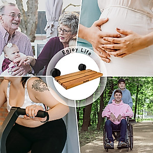 20" Folding Teak Shower Seat Wall Mounted,Fold Down Shower Seat,Foldable Shower Bench,Home Care Teak Shower Seat Bench for Inside Shower,Folding Shower Seat Bench,Wall Mount Shower Seat Bench Chair