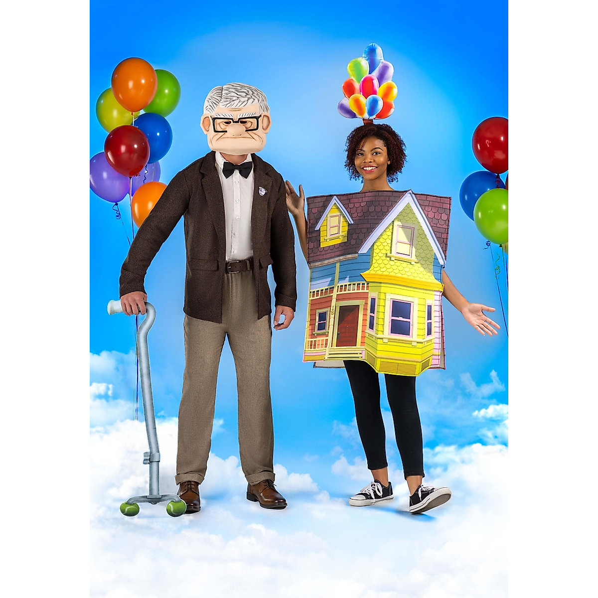 Fun Costumes Men's Carl Disney UP Plus Size - 3X Black