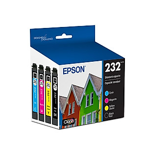 Epson T232 Black and Color Combo Ink Cartridges, Standard Capacity