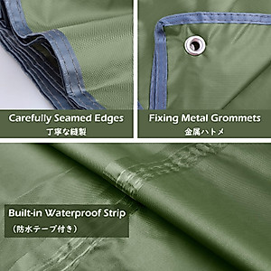 TRIWONDER Waterproof Rain Fly Hammock Camping Shelter Tent Tarp Footprint Sunshade Mat for Hiking Backpacking Beach Picnic