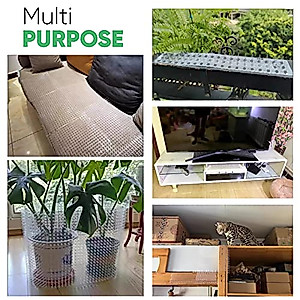 YITESHI 10 Packs Scat Mat for Cats, 13X16 inches Pet Deterrent Spikes, Indoor Outdoor Humane Cat Repellent Fence