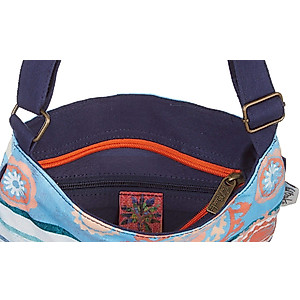 Paul Brent Seaside Turtle Crossbody Handbag One Size Blue multi