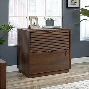 Sauder Englewood Lateral 2-Drawer Office File Cabinet, Spiced Mahogany Finish