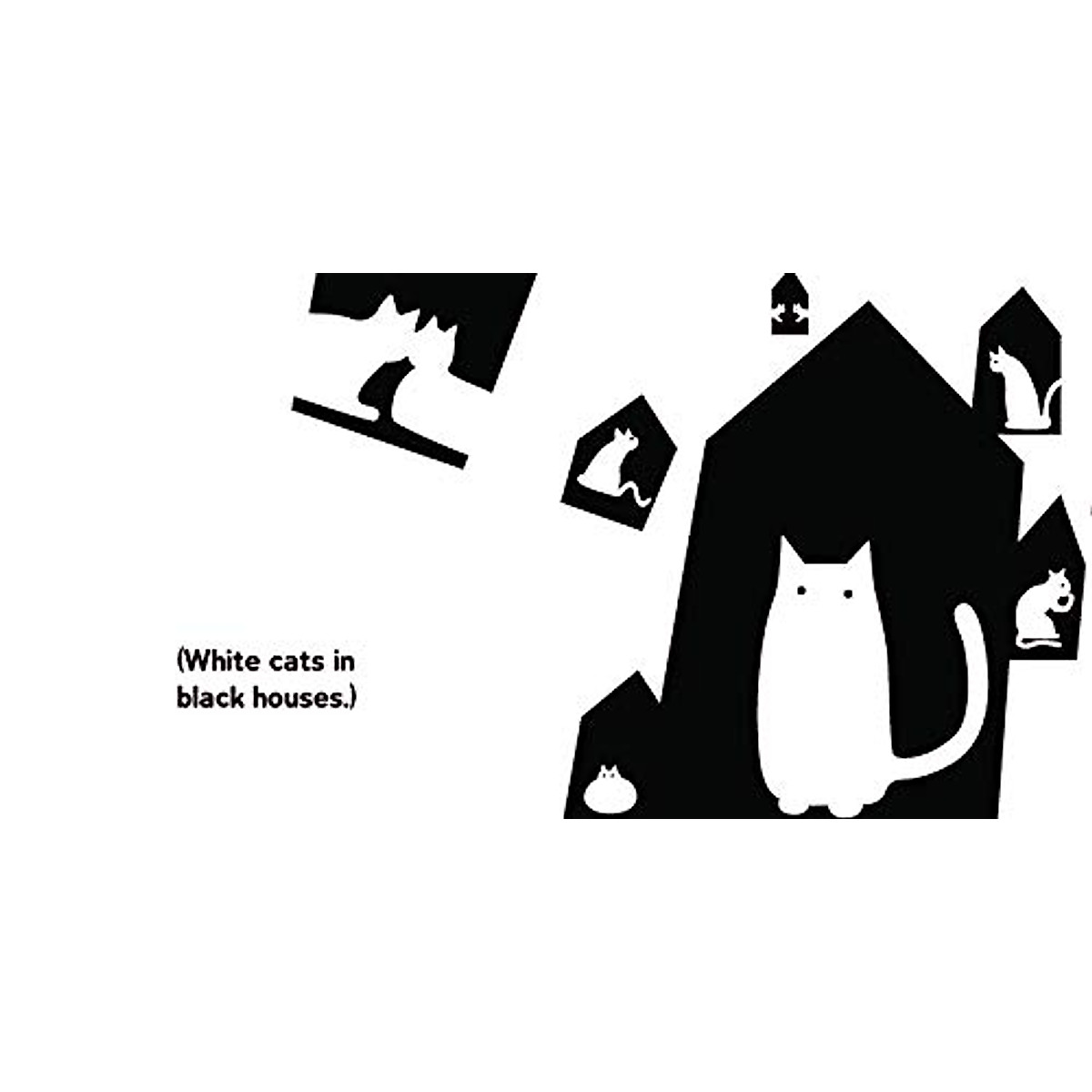 Black Cat & White Cat: A High Contrast Sensory Board Book About Opposites For Newborns and Babies