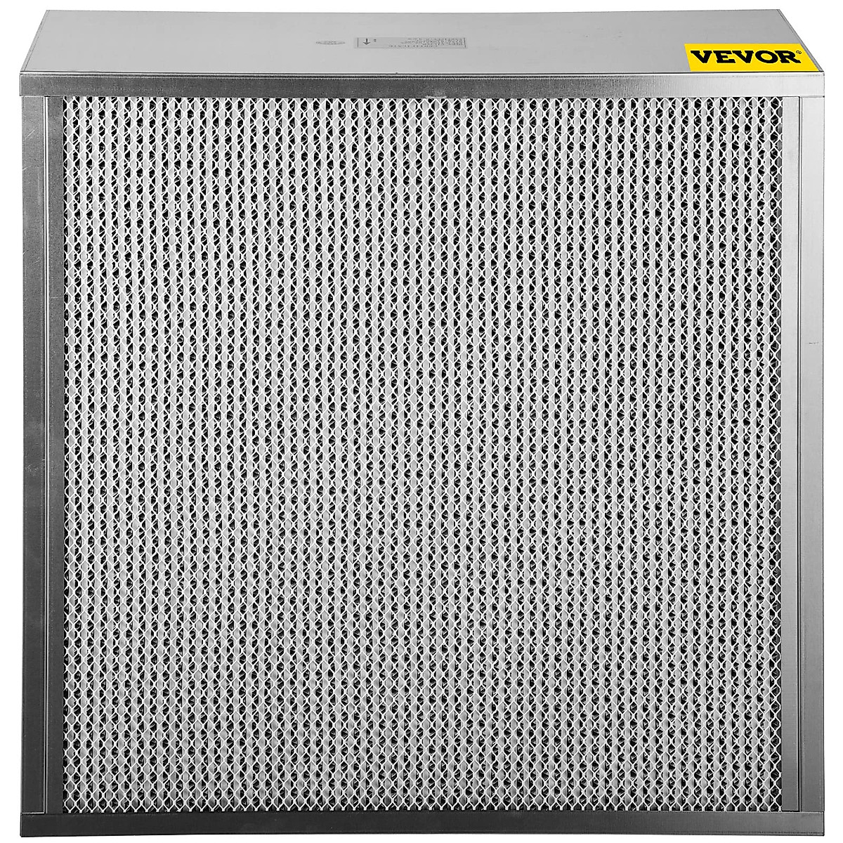 VEVOR Filter Replacement, 24'' x 24'' x 11.5'' AC Filter, HEPA Pleated Air Filter, Air Filter Replacement with Galvanized Frame, 99.97% Standard Filter Compatible for HEPA Filter Novair 2000