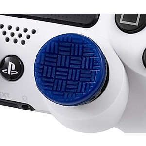 KontrolFreek Omni for Playstation 4 (PS4) and Playstation 5 (PS5) | Performance Thumbsticks | 2 Low-Rise Concave | Blue
