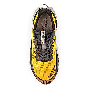 New Balance Men's Fresh Foam X More Trail V3 Running Shoe, Orange/Blacktop, 11.5