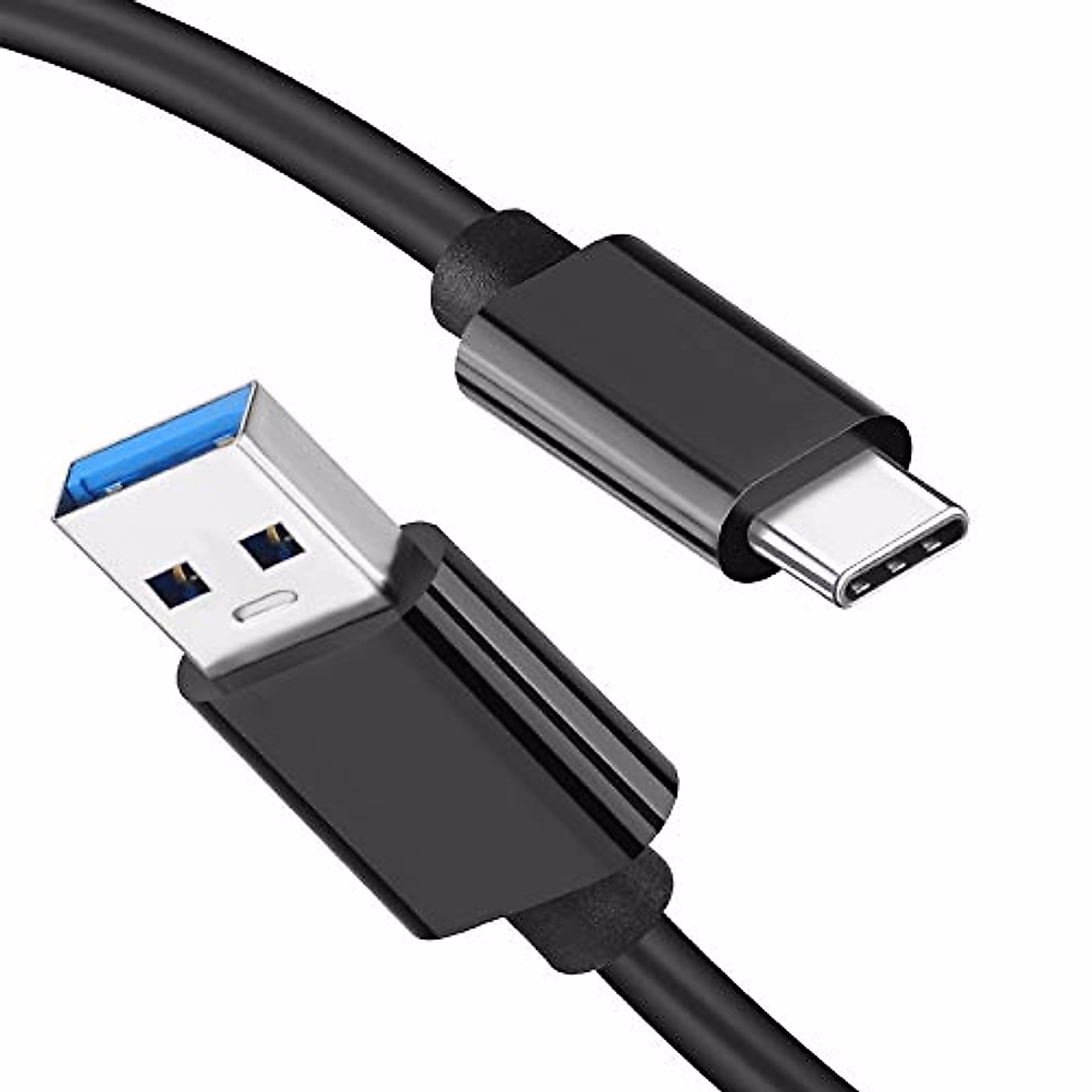USB A to USB C 3.1/3.2 Gen 2 Cable 10Gbps Data Transfer (6inch/0.5FT), Short USB C SSD Cable with 60W QC 3.0 Fast Charging, Spare Cable for Samsung T7, SanDisk Extreme Portable SSD, Crucial X8, WD