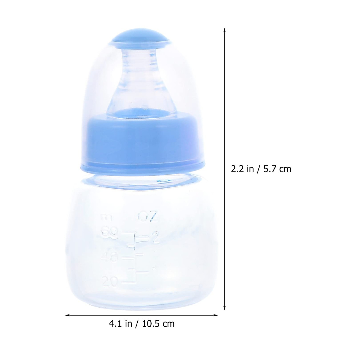 9pcs Mini Cereal Bottle Plastic Feeder Bottles Baby Bottle Juice Hardness for Infant Baby Milk Feeding