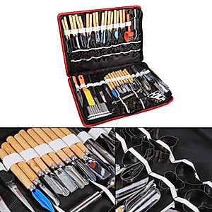 YOUTHINK Culinary Carving Tool, 80PCS/Set Vegetable Fruit Food Peeling Carving Tools Kit for Fruit/vegetable Garnishing Making