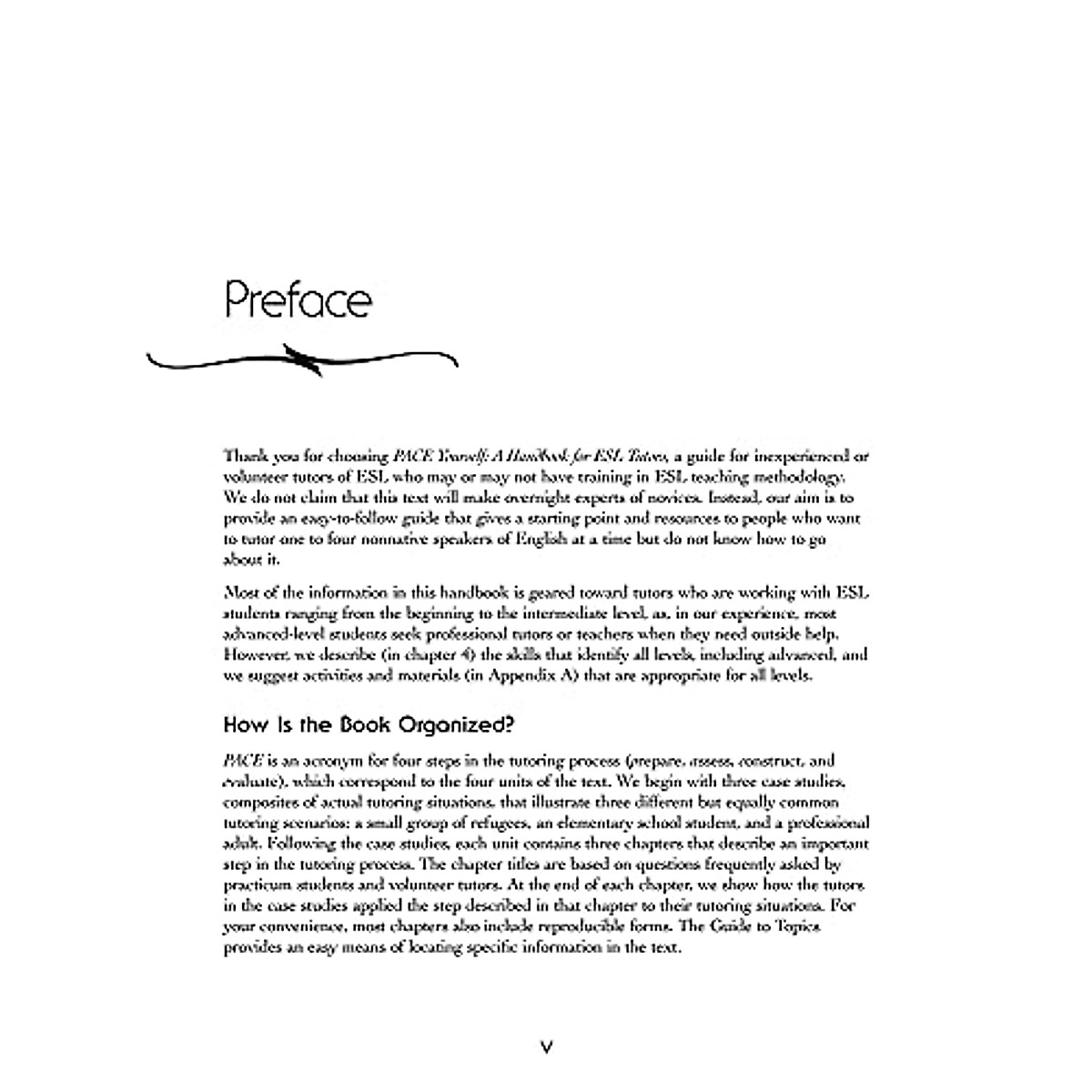 PACE Yourself: A Handbook for ESL Tutors (English Language Teacher Development)