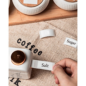 Phomemo D50 Label Maker with 3 Rolls Transparent Adhesive Label 24mm*6mm