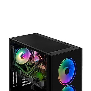 YEYIAN Yari II PC Gaming Tower Computers, Intel Core i7-12700F 4.6GHz(> i5 13400F), ASUS Nvidia RTX 4060, 512GB SSD 2TB HHD, 16GB DDR4 3200MHz, 650W Gold PSU, ARGB Fans, AC WiFi & Win 11 Home