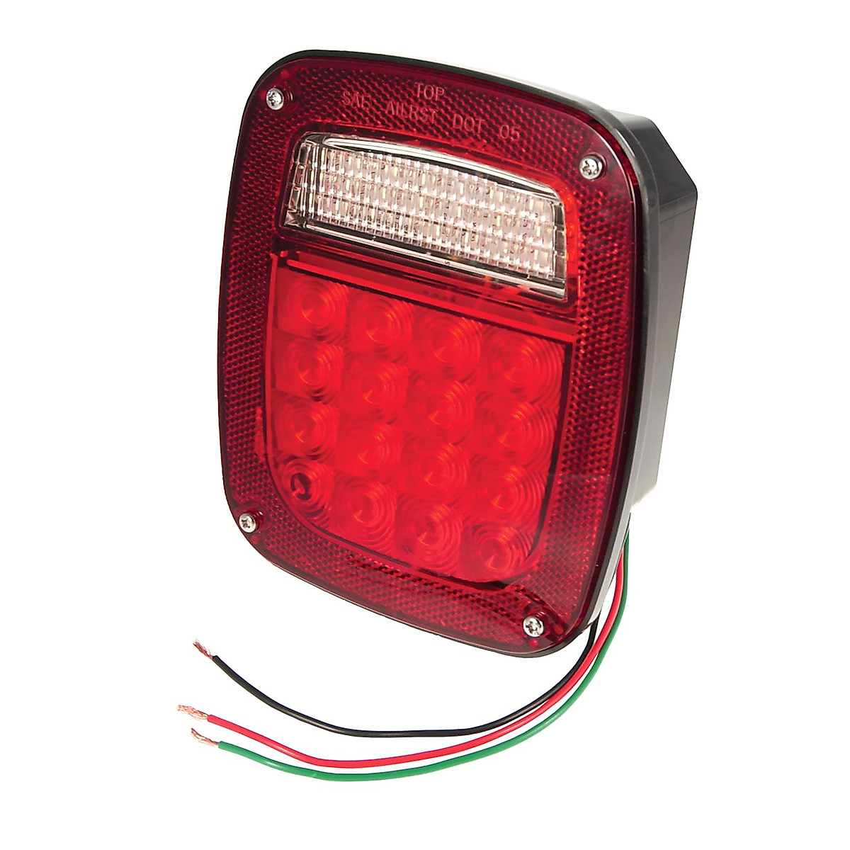 Grote G5082-5 Hi Count LED Stop Tail Turn Light (RH without Sidemarker), Red