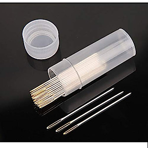 30pcs Cross Stitch Needles Hand-Stitched Embroidery , Embroidery Hand Needles Sewing Needles for Cross Stitching - Size 24