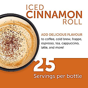 Jordans Skinny Gourmet Syrups Sugar Free Iced Cinnamon Roll Syrup 25.4 Fluid Ounce (Iced Cinnamon Roll)