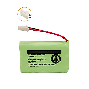 GEILIENERGY BT188645/BT288645 3.6V 900mAh Ni-MH Battery Pack, Also Compatible with VTech BT207695 VM312 VM3251 VM3252 VM3261 Digital Video Baby Monitor(1 Pack)