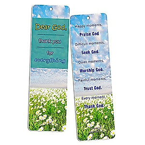Christian Bookmarks Cards - Books of The Bible Bookmarks (60 Pack) - Collection & Gift with Inspirational Motivational Encouraging Scripture Based Messages