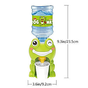 Small Water Dispenser Mini Water Dispenser for , Pig and Water Machine Pretend Play Kitchen Supplies for Girls Boys Desktop Water Cooler