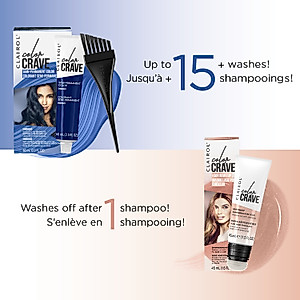 Clairol Color Crave Temporary Hair Color Makeup, Shimmering Rose Gold Hair Color, 1 Count