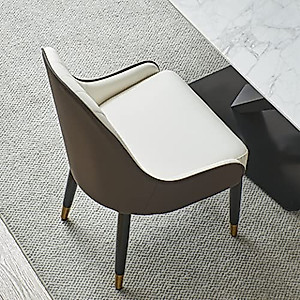 Montary 7 Piece Dining Table Set, Dining Chairs Set of 6, Modern Style Sintered Stone Marble Table with Black Titanium Metal X-Base, 63" Dining Table with 6 Pcs Chairs