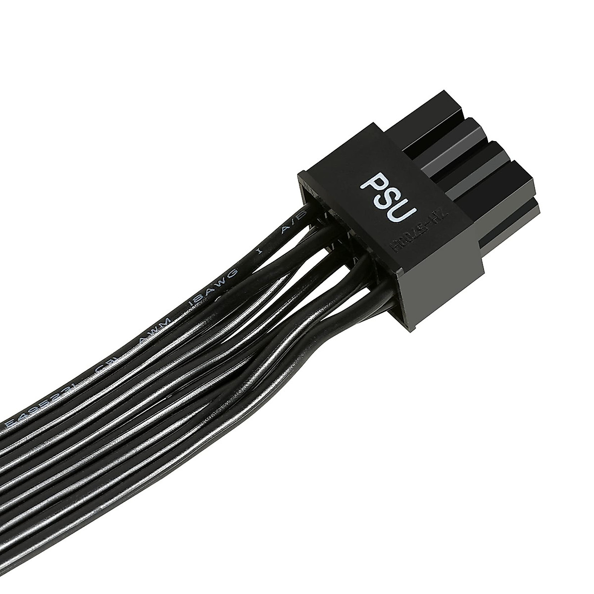 Certusfun PCIE Cable for Corsair, 65CM 8 Pin to Dual 6+2 Pin PCIE Power Cable for Thermaltake, Male to Male GPU Cable for ARESGAME Modular Power Supply (65cm+15cm)