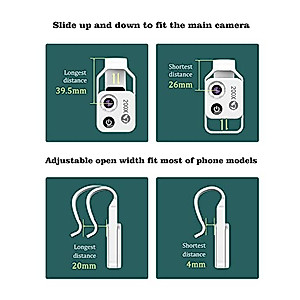 Phone Microscope with CPL Lens/LED Light,200X Pocket Microscope with Universal Phone Clip Compatible with iPhone/Andriod Phone-The Best Portable Microscope to Enjoy Microworld for Kids and Adults