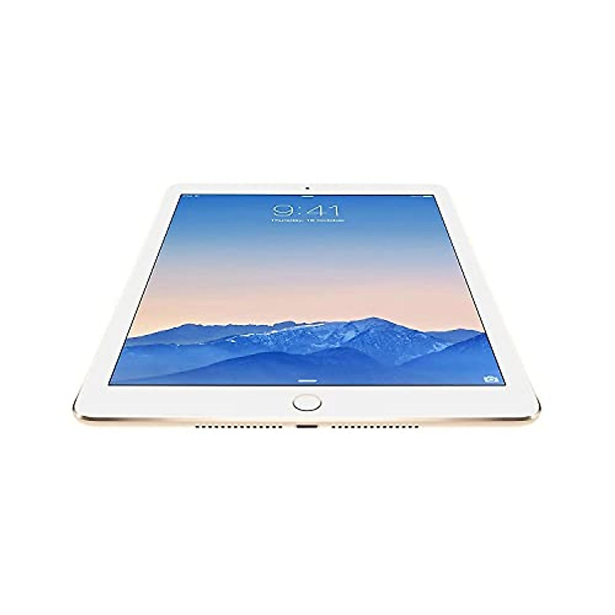 Apple iPad Air 2 MH1J2LL/A (128GB, Wi-Fi, Gold) NEWEST VERSION (Renewed)