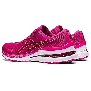 ASICS Women's Gel-Kayano 28 Running Shoes, 8, Fuchsia RED/Pink GLO