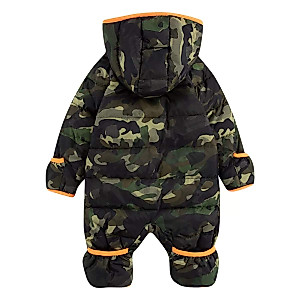 Nike Baby Boys' 1-Piece Snowsuit - Orange/Multi, 3 Months