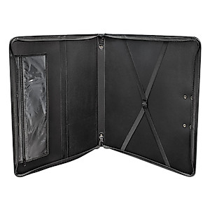 Speedball Universal Heavy Duty Art Portfolio Carrying Case with Handles for Storing and Transporting Artwork, Sketch, Drawing and Canvas, Black, 17 x 22 Inches