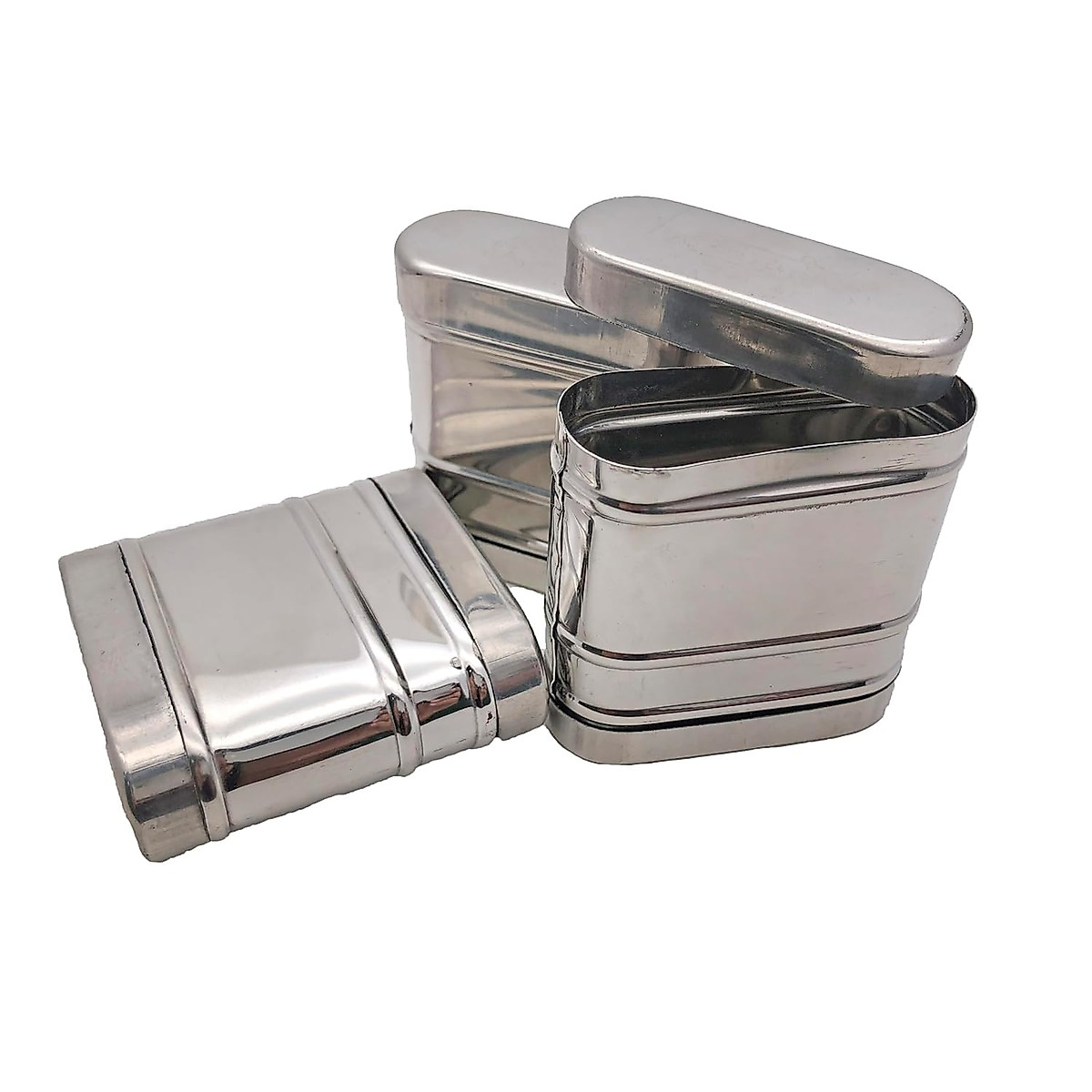Chunauti Stainless Steel Chunauti/Surti/Khaini Chunauti Dibbi | Box | Stainless Steel Chunauti |B0CLVHDF9K