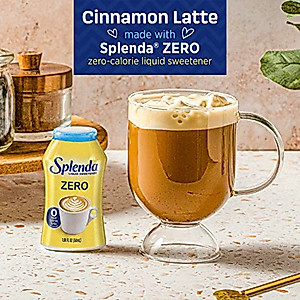 SPLENDA LIQUID Zero Calorie Sweetener drops, 1.68 Ounce Bottle (Pack of 3)