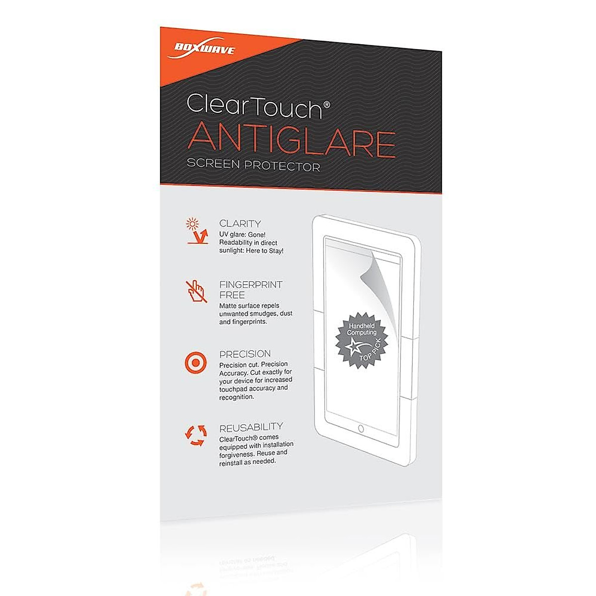 BoxWave Screen Protector Compatible with Trimble TMX-2050 (Screen Protector ClearTouch Anti-Glare, Anti-Fingerprint, Scratch Proof Matte Film Shield for Trimble TMX-2050