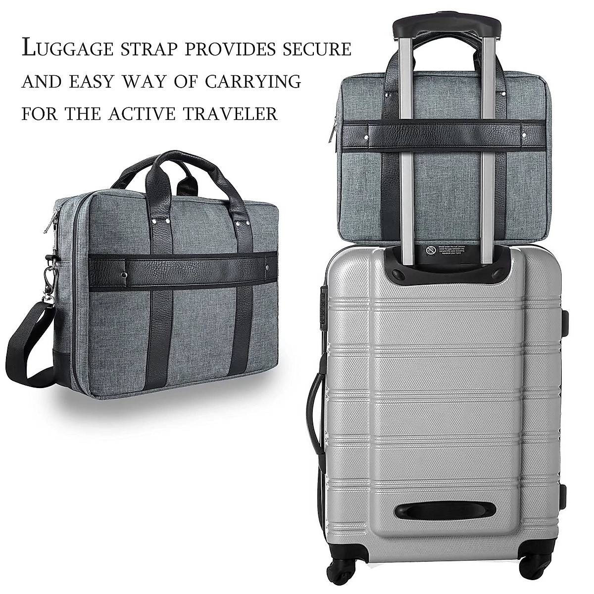 14 Inch Laptop Messenger Bag Compatible with Dell Latitude 3450 3420 3440 3445 5450 5455 5420 7450 7455 9450 5420 Rugged 5421