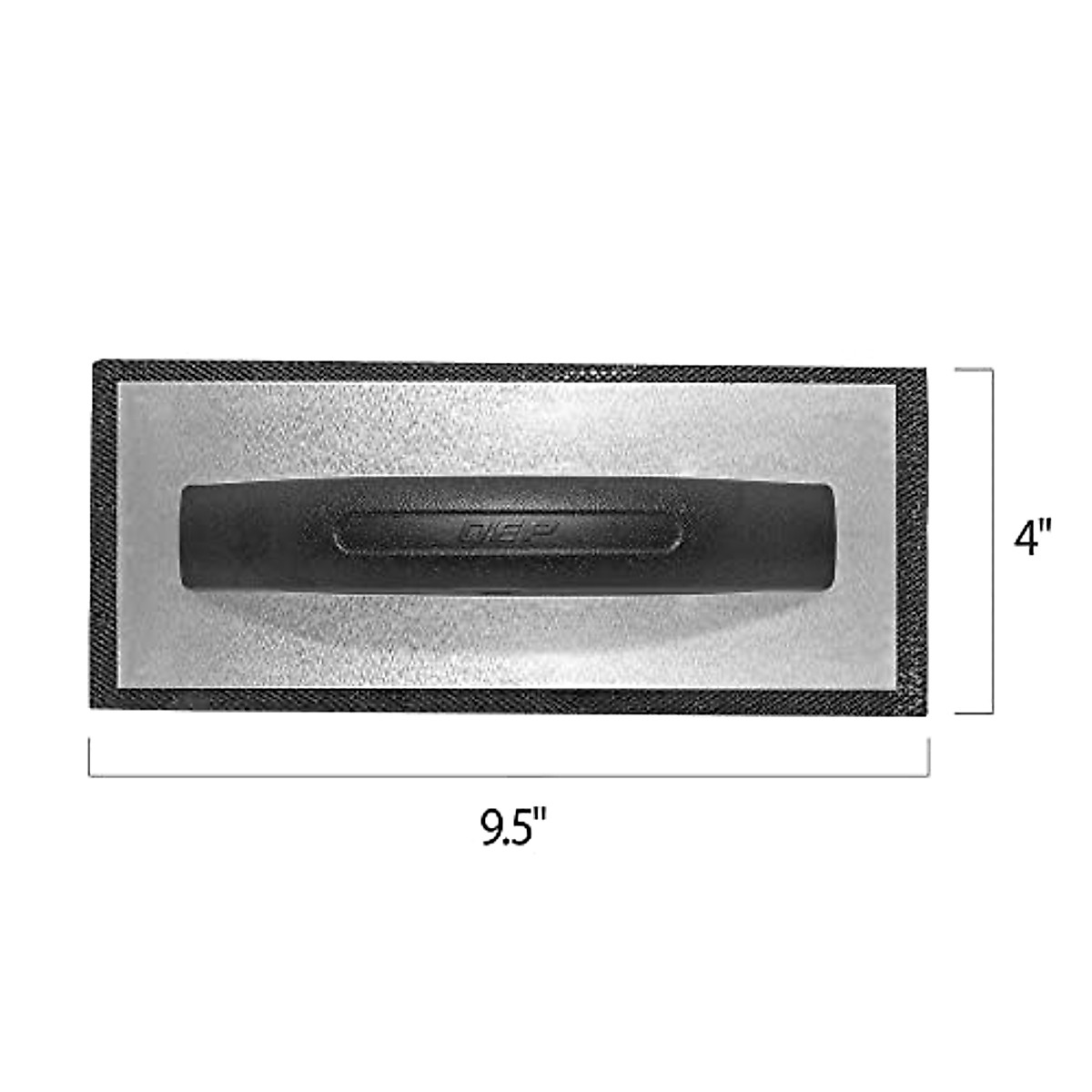 QEP 4 in. x 9.5 in. Molded Rubber Grout Float with Non-Stick Gum Rubber, Black
