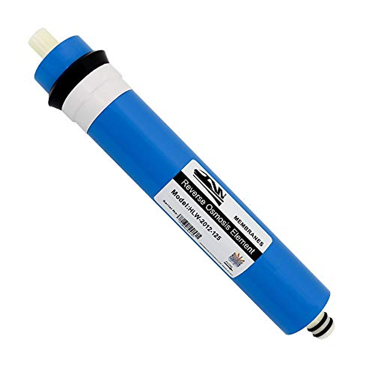 Universal Reverse Osmosis Membrane, 125GPD RO Membrane Replacement Element 12" x 2" Water Filter Replacement for Undersink Home Drinking RO Water Filtration System