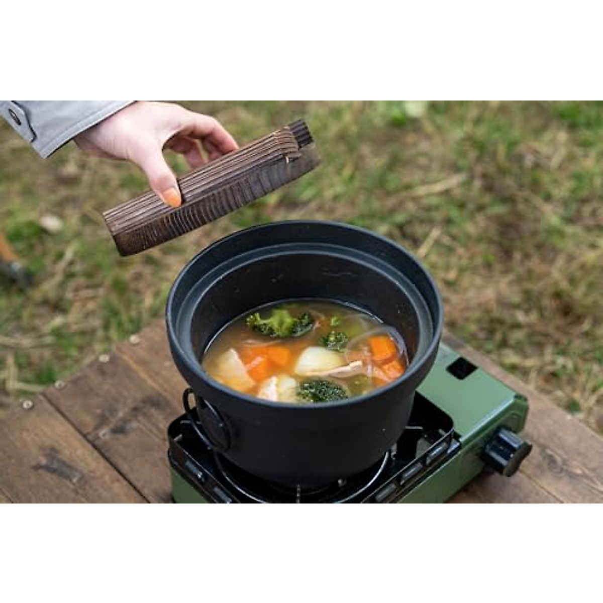 Ikenaga Ironwork 312714 Rice Pot, 3 Cups, Induction Compatible, Rice Cooking, Made in Japan, Black