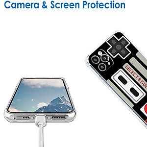 for iPhone 11 Pro Max Retro Arcade Game Case, Gameboy Video Game Controller Graphic Print Design iPhone case for Boys Men, Unique Trendy TPU Bumper Cover Case for iPhone 11 Pro Max