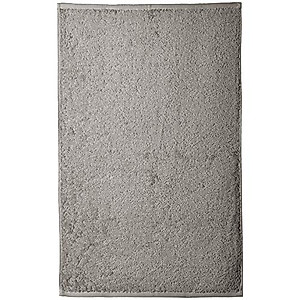 Amazon Basics Cotton Hand Towel, 12-Pack, Gray, 16" x 26"