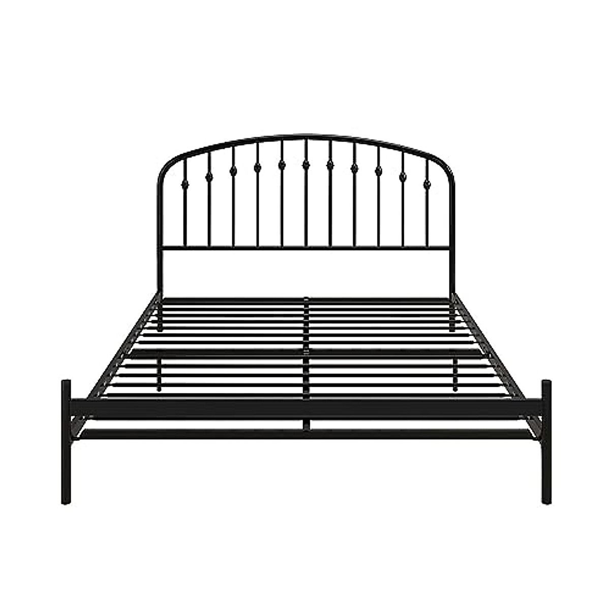 DHP Narla Metal Platform Bed, Queen, Black