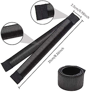 Black Magic Hair Bun Makers 3 Pcs - LHAAAYF Professional Donut Shaper, Ballet Hair Tool for Easy Kids' Ballerina Buns