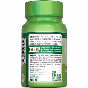 Nature's Truth Chelated Zinc 50mg | 100 Tablets | Essential Mineral Supplement | from Zinc Gluconate | Vegetarian, Non-GMO, Gluten Free