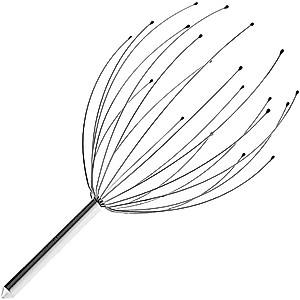 USAGA Head Massager Scalp Massager 20 Fingers Head Scratcher for Head Body Relaxing