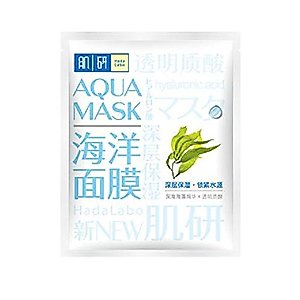 HADA LABO Aqua Mask Hydrationg 22ml 1's-Nutrient-Rich Seaweed Essence and Hyaluronic Acid to Help Nourish and intensely Hydrate Skin